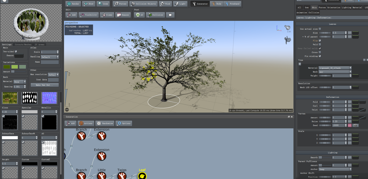SpeedTree学习笔记（基础03） - 哔哩哔哩