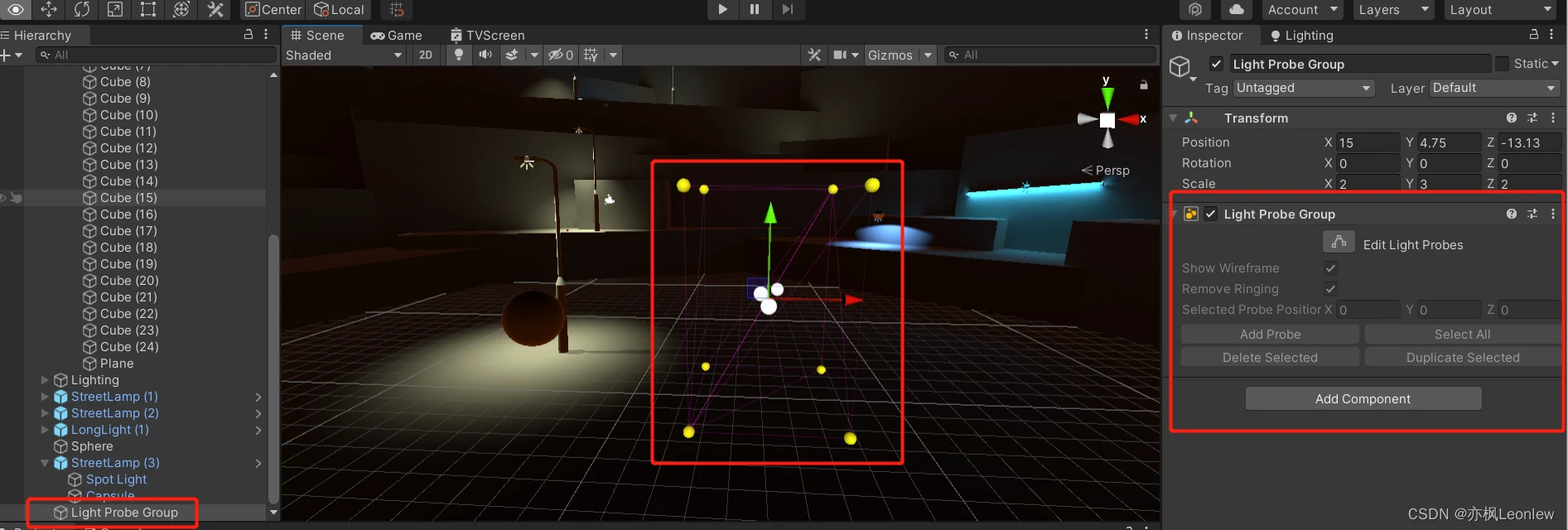 Unity Lighting -- 使用Light Probes - 哔哩哔哩
