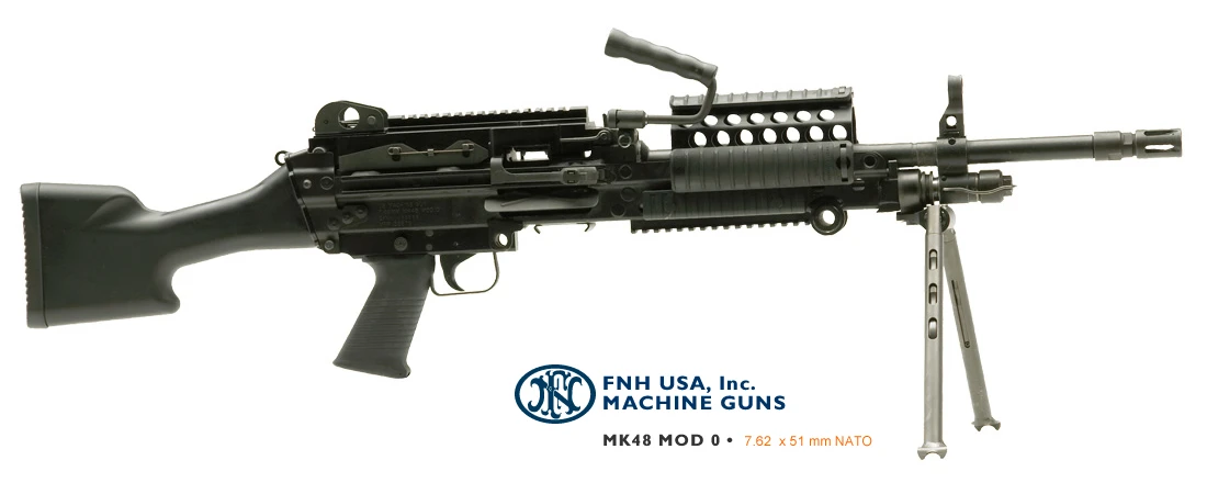 【轻武器科普】美国Mk48 MOD 0/1轻机枪简介 - 哔哩哔哩