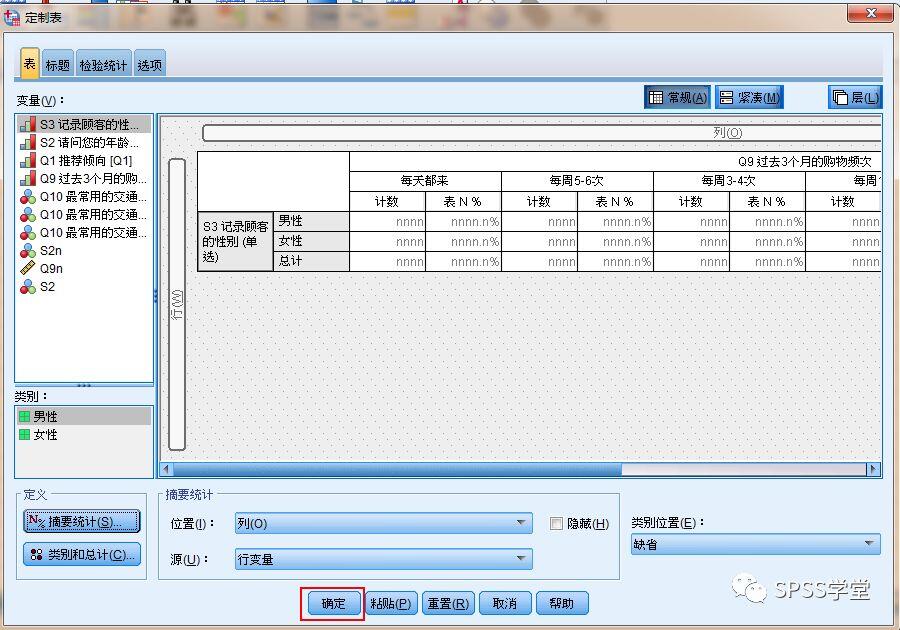 菜鸟也爱数据分析之spss篇——定制表的实例操作 哔哩哔哩