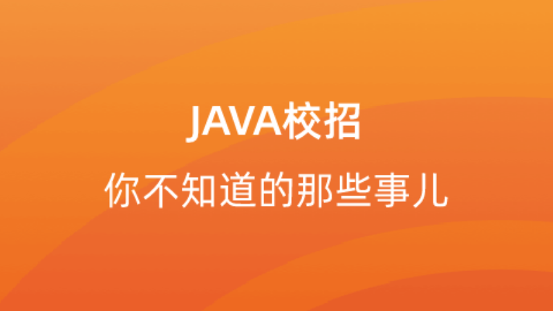 【校招vip】出品：java校招你不知道的那些事儿 哔哩哔哩