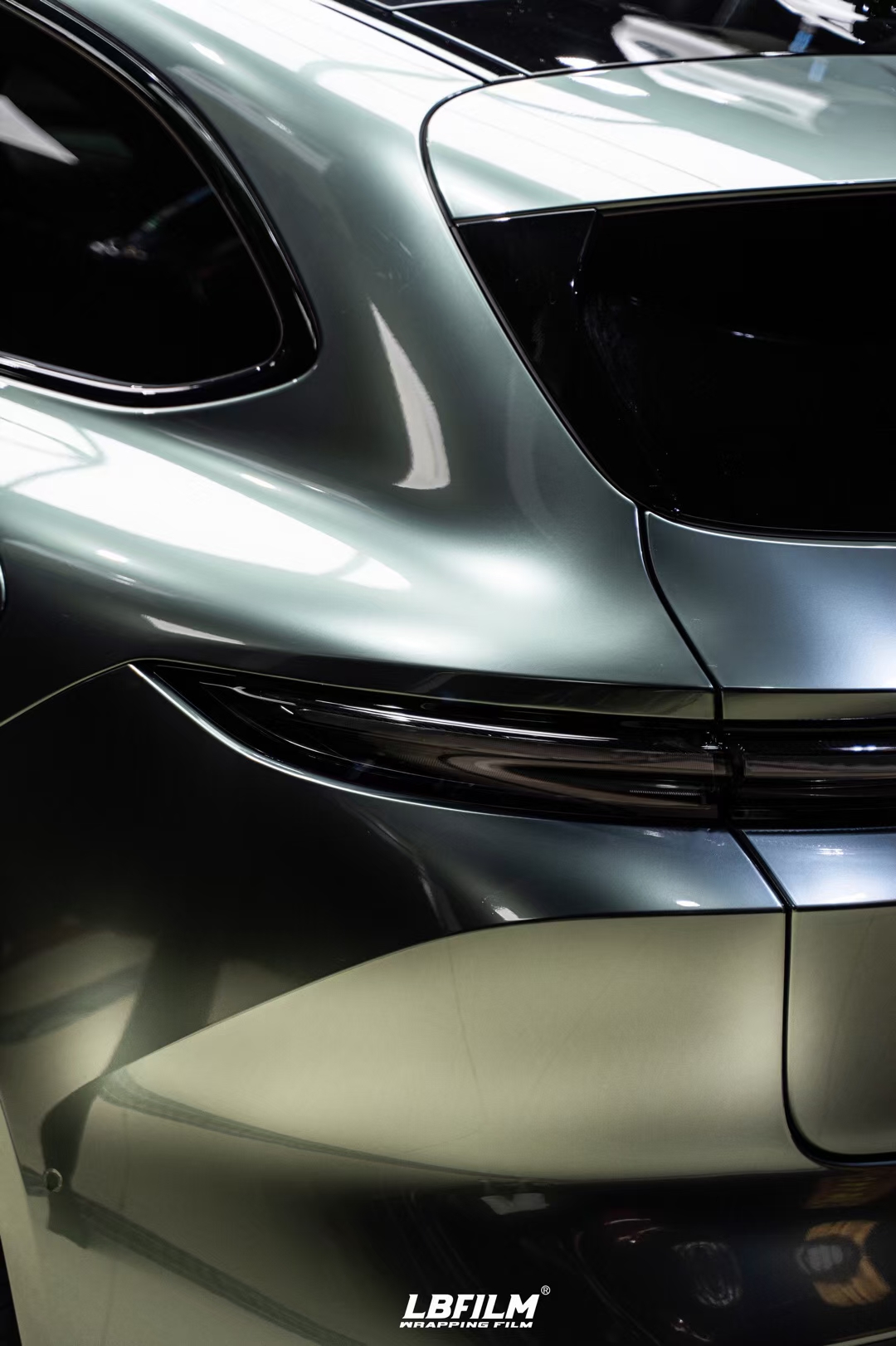 蔚来ET5-LB改色膜液态金属苍岭绿，,自带神秘感 - 哔哩哔哩