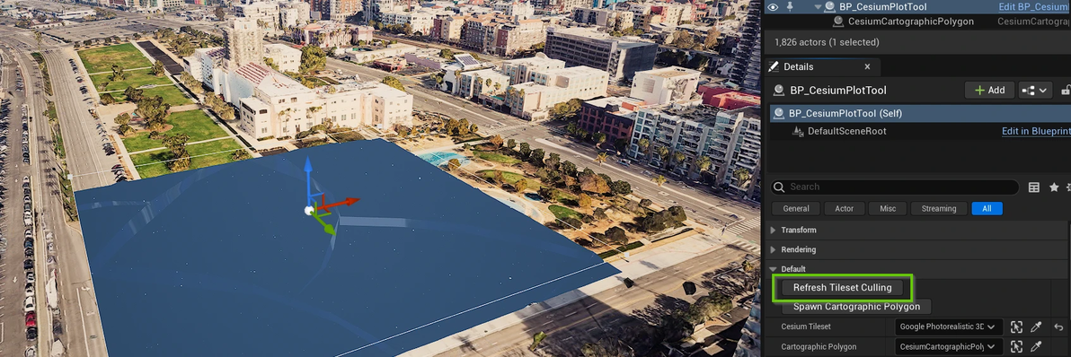 【UE5】使用Geometry Script和蓝图来快速替换CesiumTiles - 哔哩哔哩