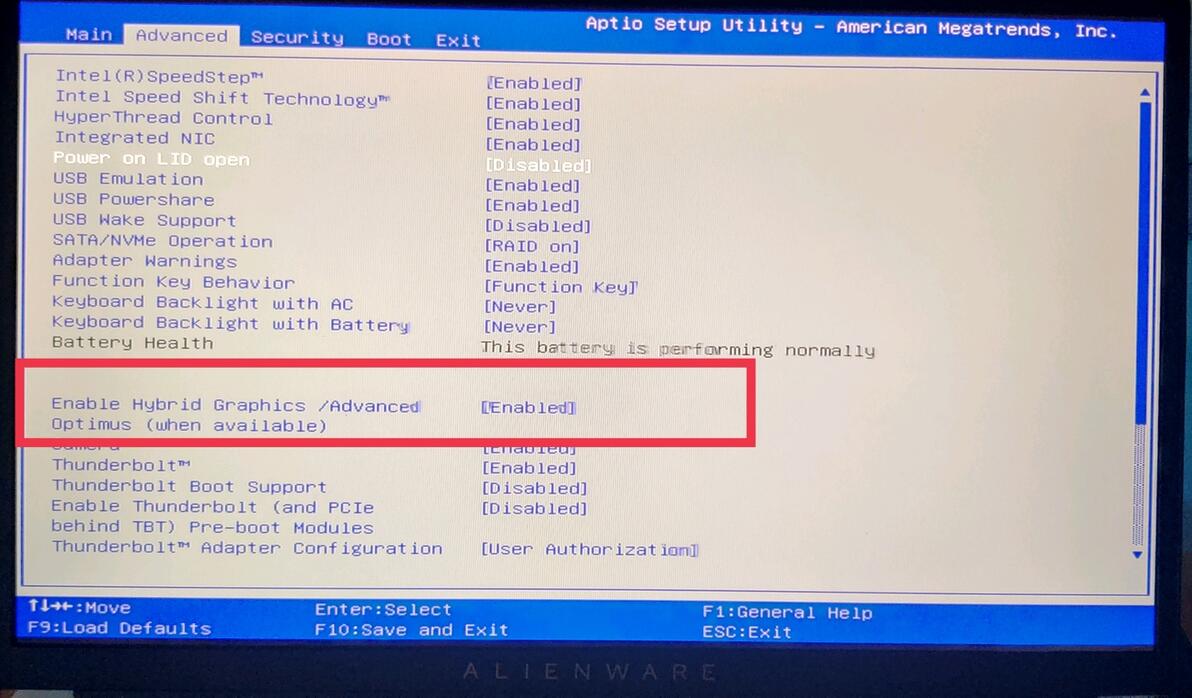 外星人笔记本独显直连设置 - 哔哩哔哩
