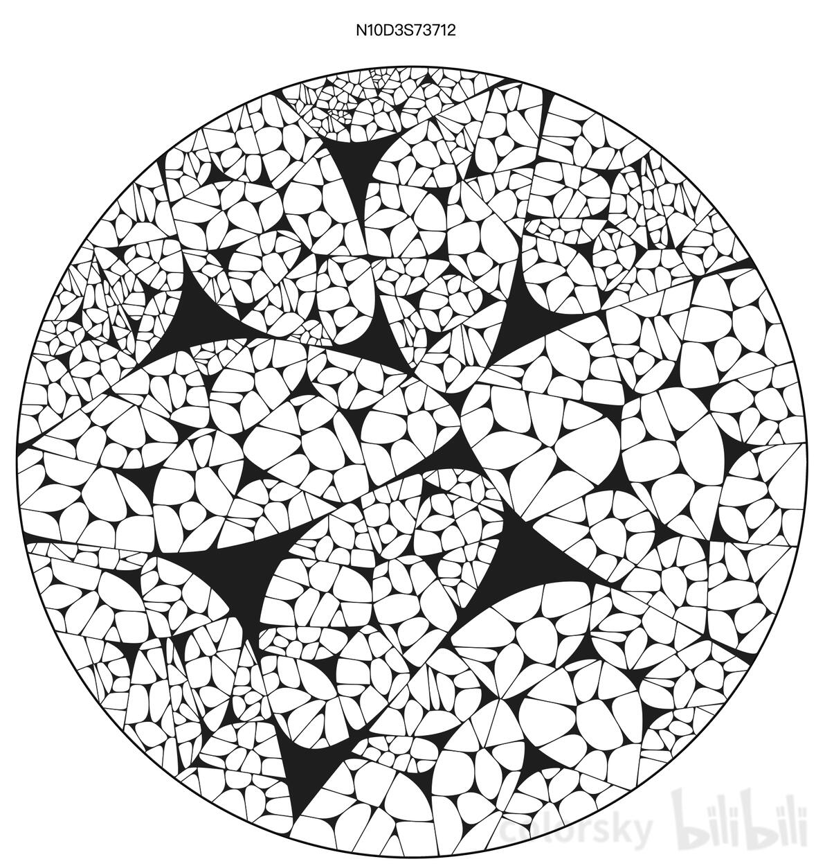 【教程/笔记 附源码】使用Python+Processing绘制递归泰森多边形 Recursive Voronoi - 哔哩哔哩