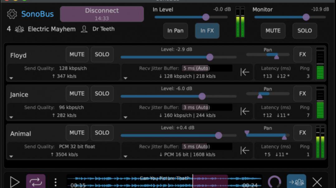 开源免费无损语音连麦软件Sonobus使用教程 - 哔哩哔哩