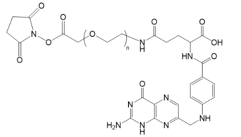 NHS-PEG-FA/Folic Acid/Folate FA-PEG-NHS 活性酯-聚乙二醇-叶酸 - 哔哩哔哩