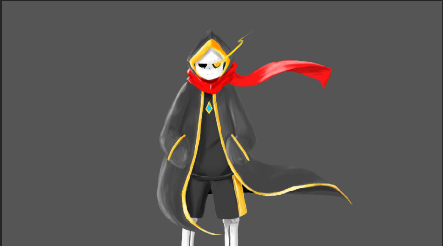 Endless!sans绘画进度 - 哔哩哔哩