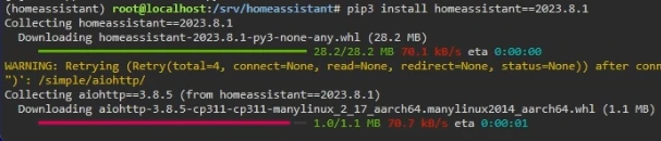 手机python3.11和homeassistant-2023.8.1版安装记录 - 哔哩哔哩