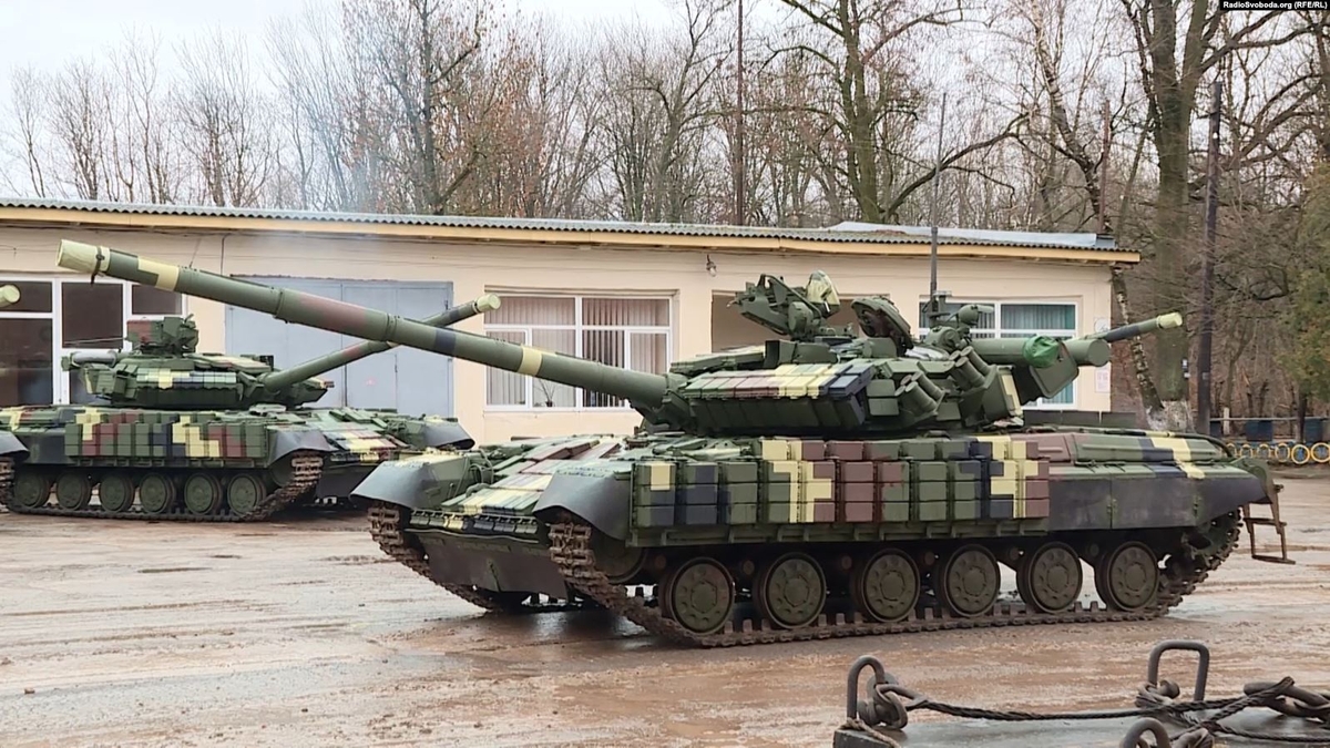 乌克兰T-64BV Mod.2017主战坦克 - 哔哩哔哩