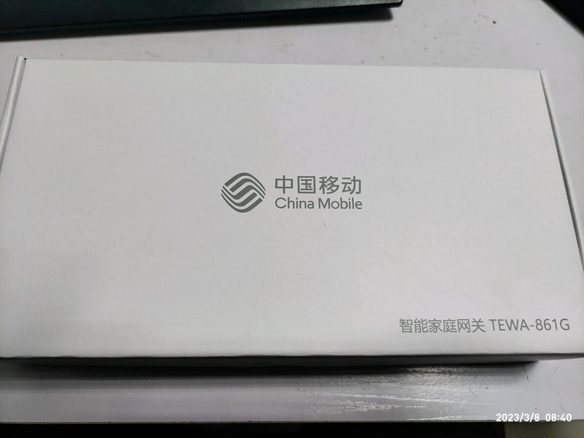 中国移动光猫(GPON ONU)TEWA-861G - 哔哩哔哩