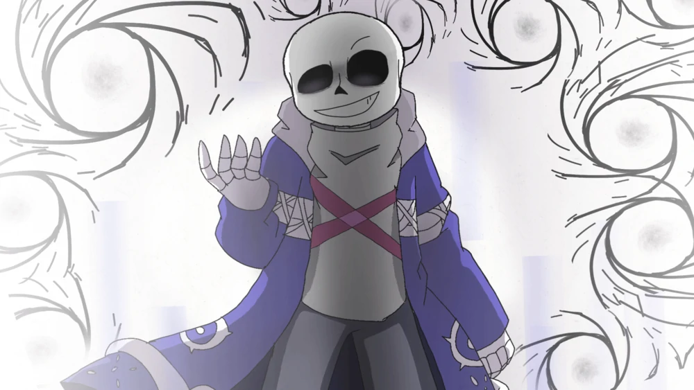 Sans The Skeleton[Godverse Sans]（不定时更新） - 哔哩哔哩