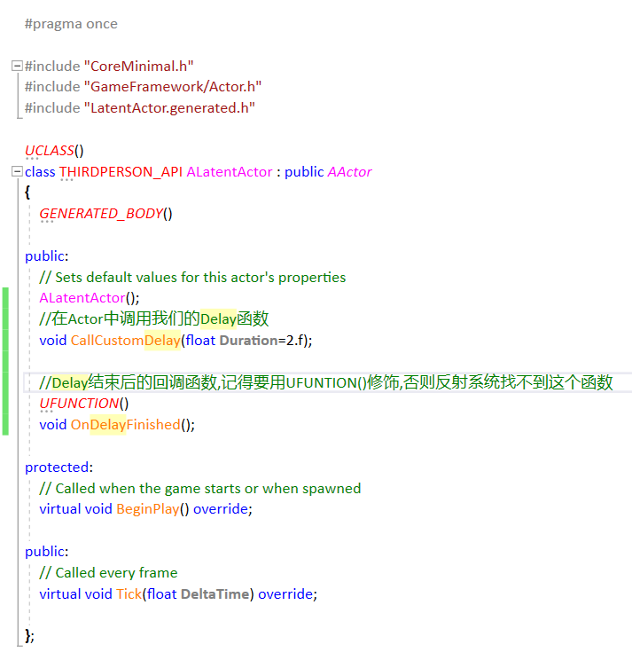 [UE4图文系列]4.分析蓝图Delay节点并使用C++实现 - 哔哩哔哩