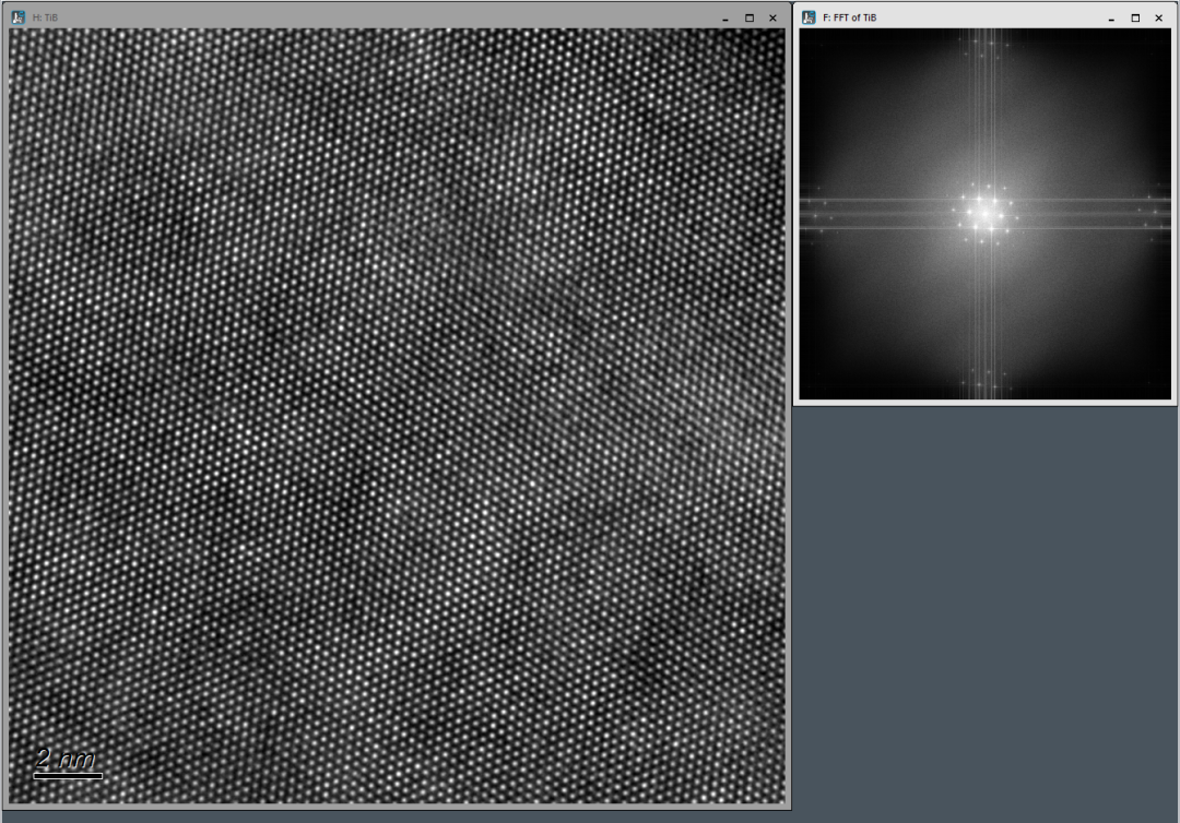 这个方法教你如何转化出高质量的TEM高分辨傅里叶图？ - 哔哩哔哩