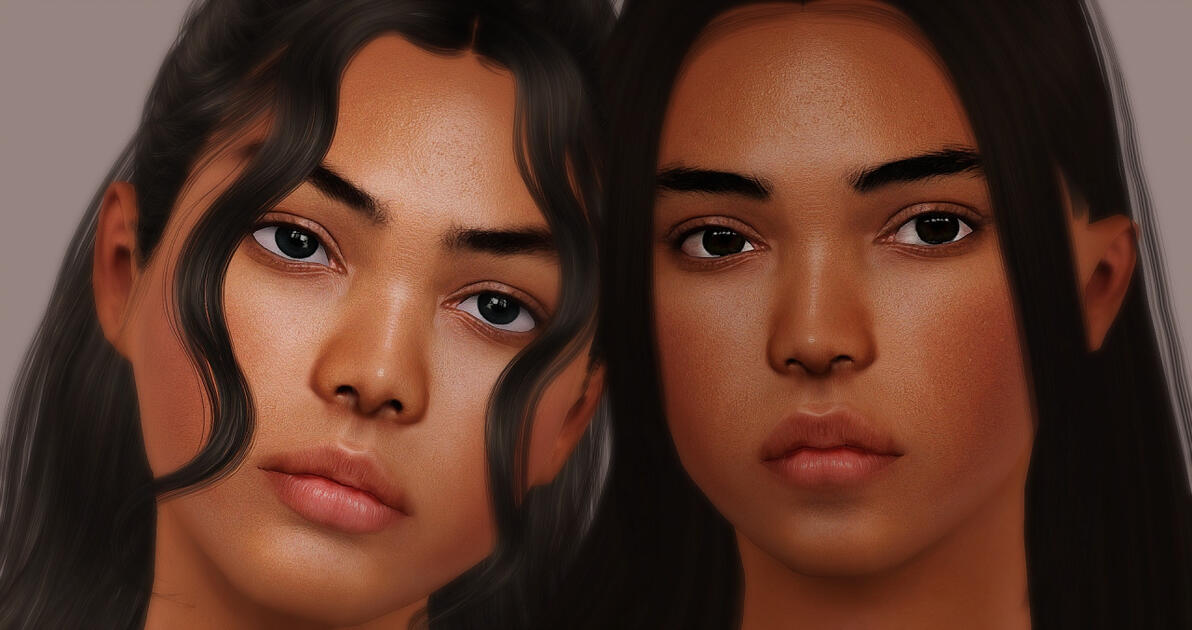 模拟人生3mod|6款皮肤+配套化妆品mod分享 作者：sourlemonsimblr - 哔哩哔哩