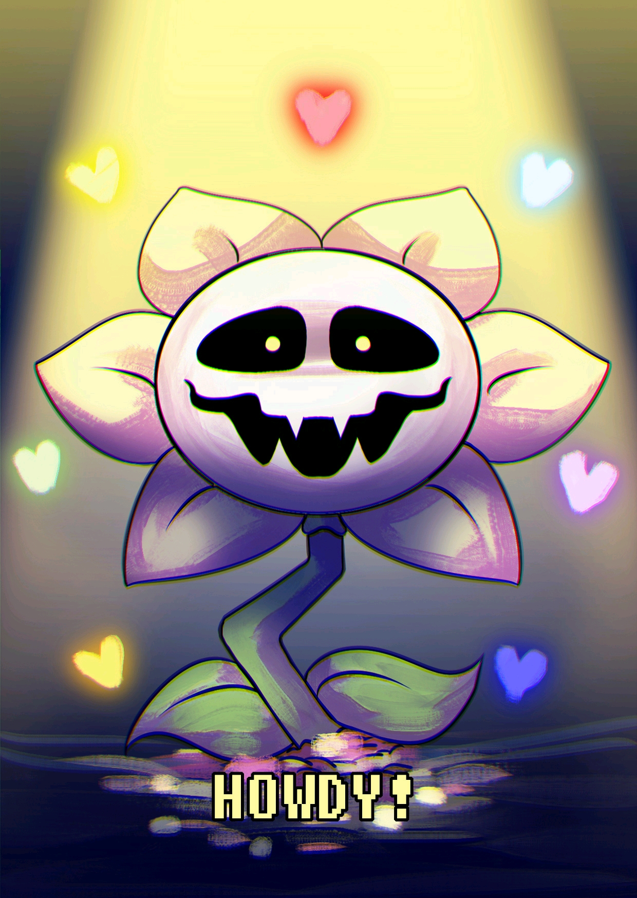 【国人AU】Over—Tale/终末传说 人物设定——OR！Flowey - 哔哩哔哩