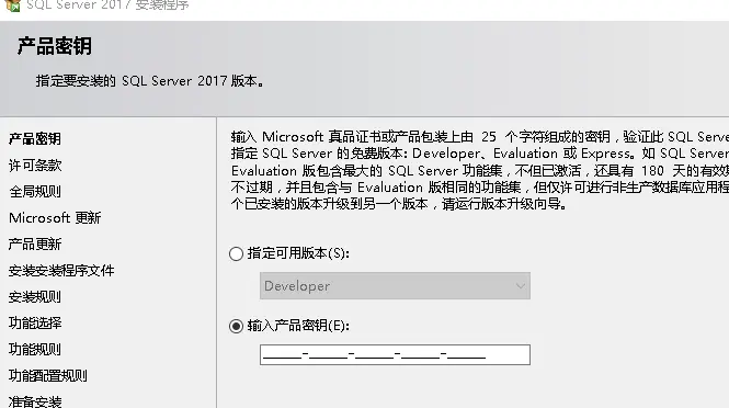 SQL Server 2017 Developer版 完整离线安装包下载 附安装步骤 - 哔哩哔哩