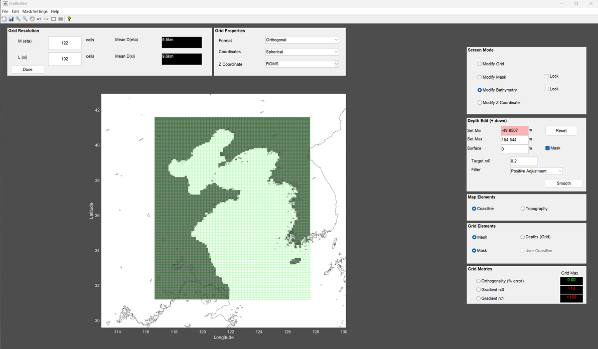 ROMS海洋模型：Part1 网格制作 - 哔哩哔哩