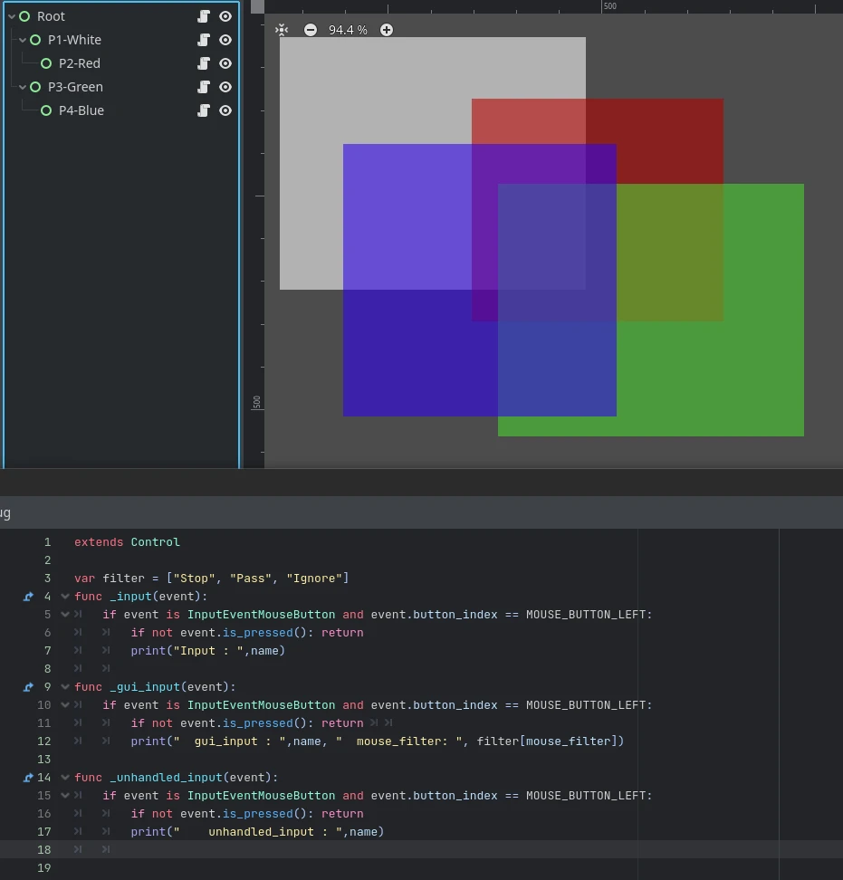 godot gui_input event处理机制 - 哔哩哔哩