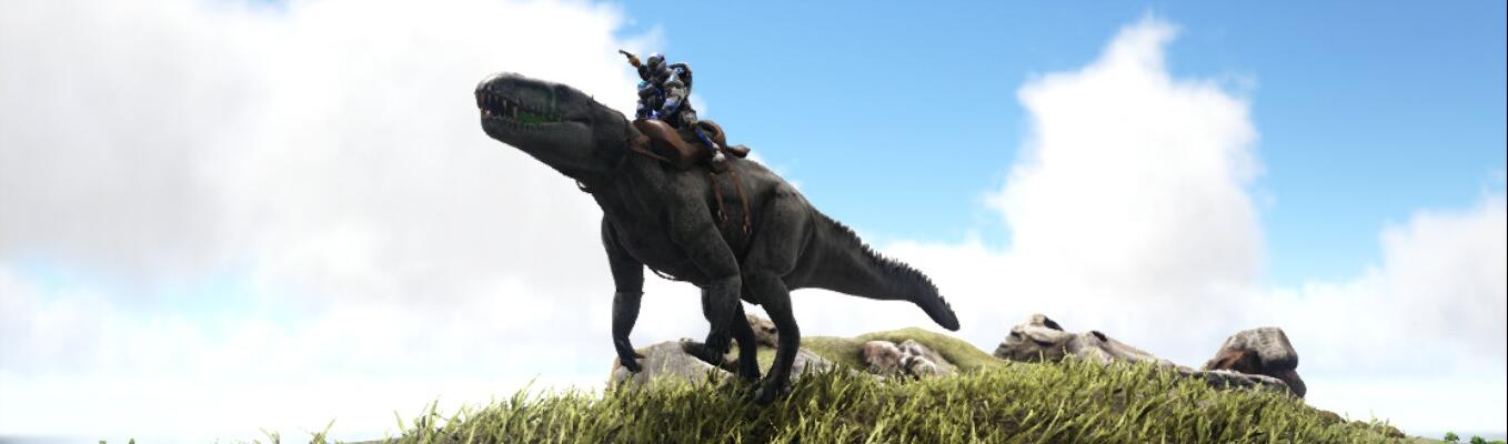 方舟生存进化模组生物介绍——暴动高棘龙（SAVAGE ACRO） - 哔哩哔哩