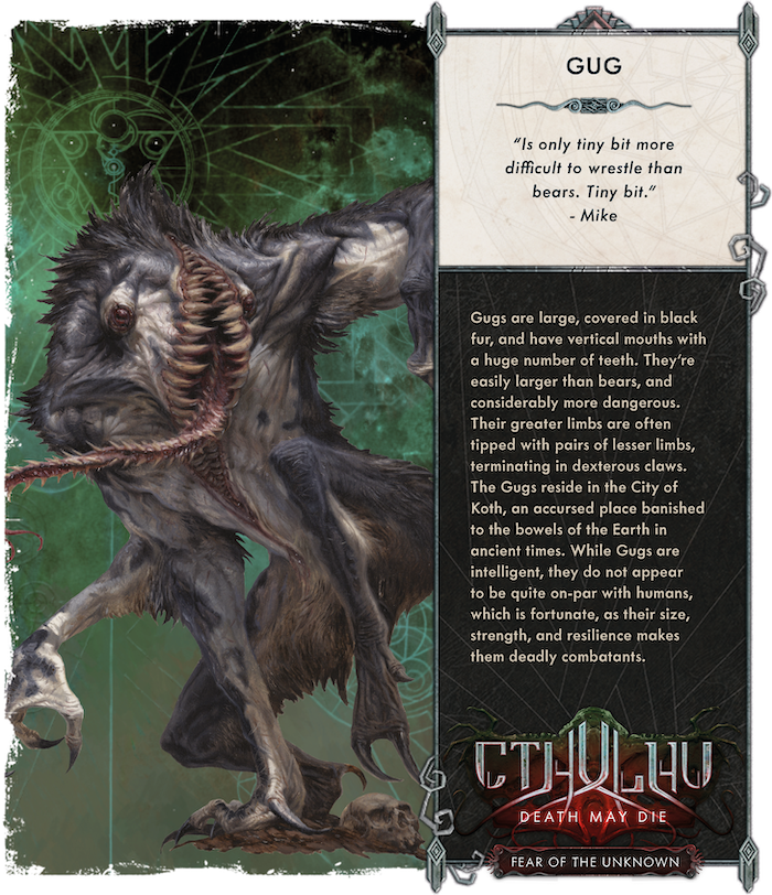 【桌游杂谈】聊聊《克苏鲁：死亡湮灭-未知恐惧》并看看《死亡湮灭》系列的邪神和怪物 - 哔哩哔哩