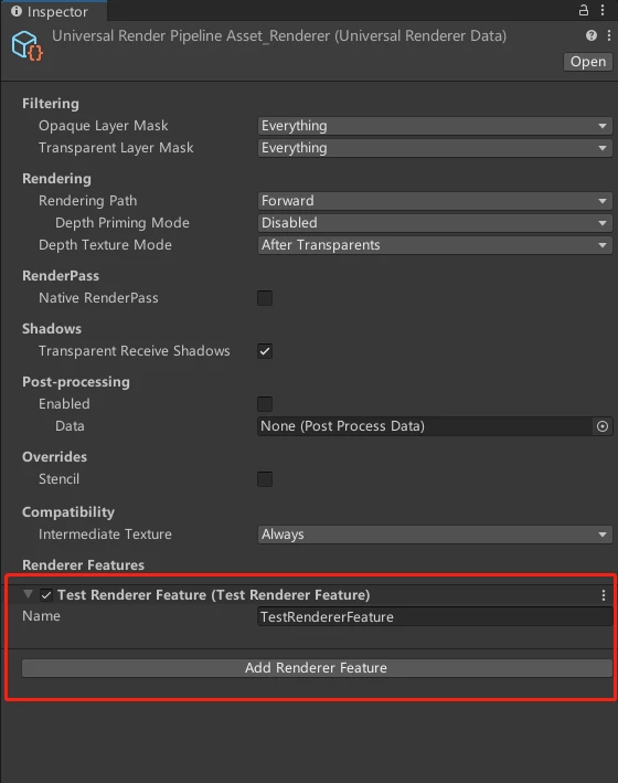 Unity3D URP 的后处理——Render Feature - 哔哩哔哩