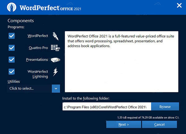 WordPerfect Office 2021 - 哔哩哔哩