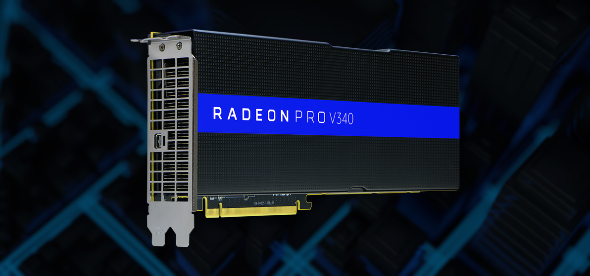 双芯卡皇！AMD Pro V340发布：主打高密度计算领域 - 哔哩哔哩