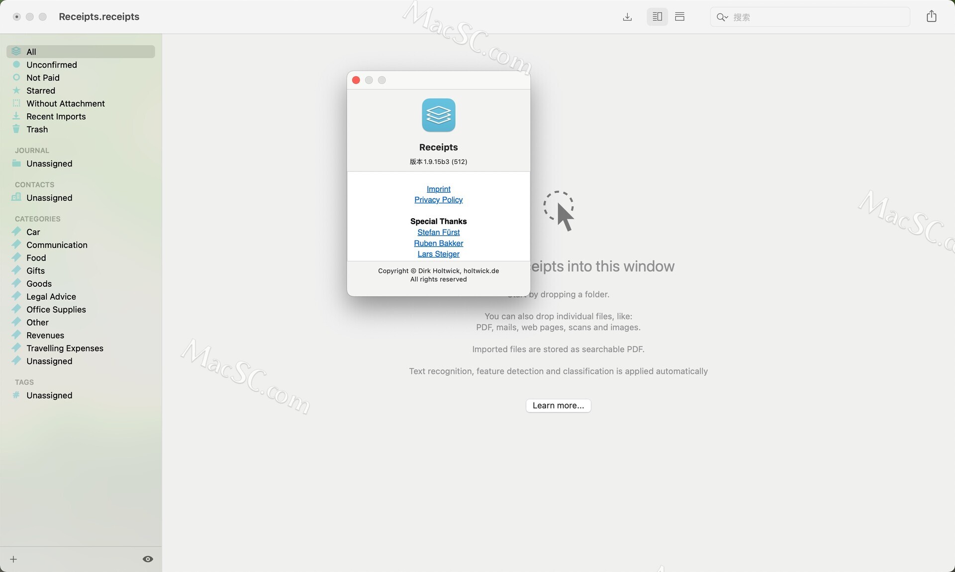 Receipts Mac(财务文件管理) - 哔哩哔哩
