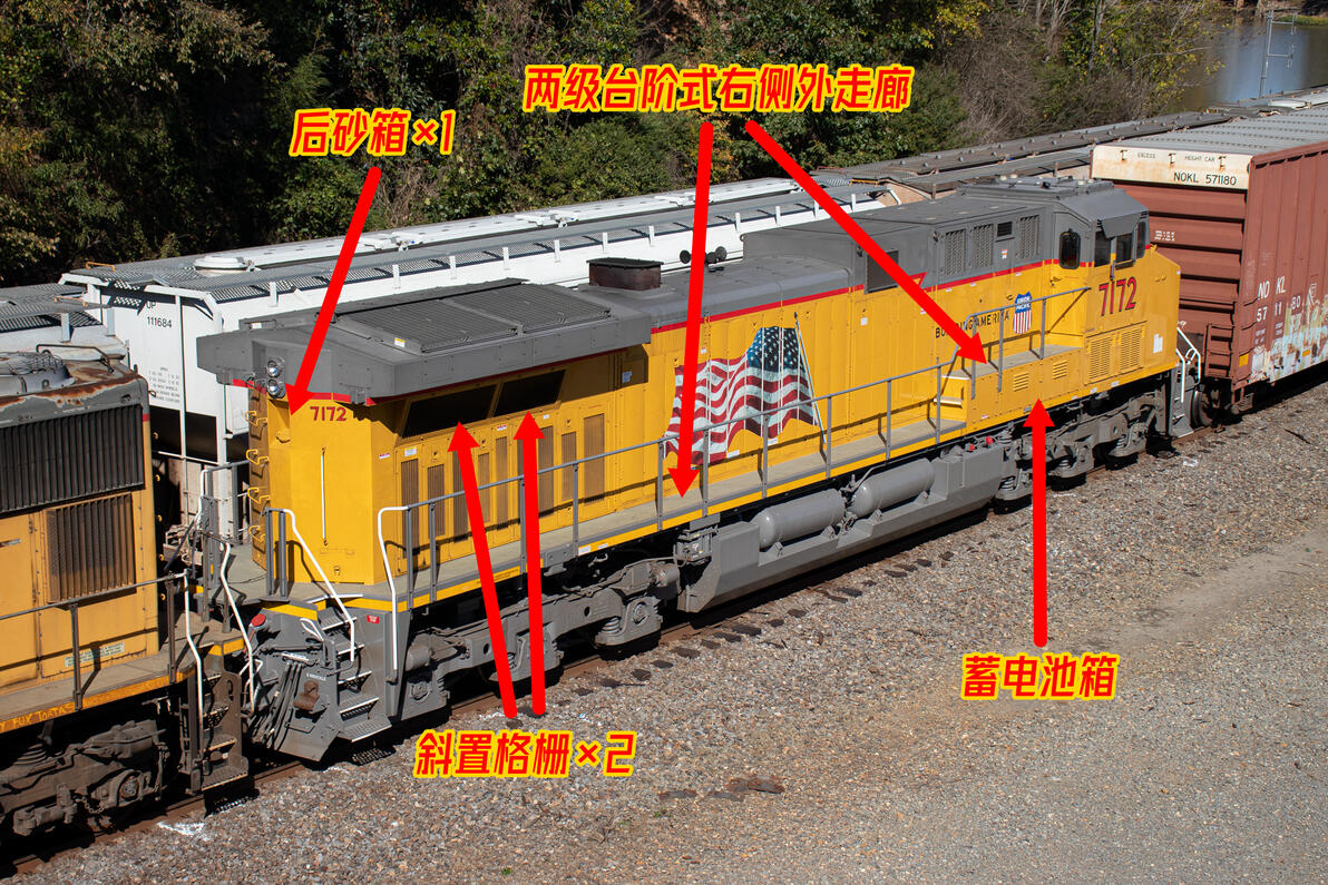 【科普】不得不降功率运用的“AC6000CW”——美国联合太平洋铁路C60(44)AC型内燃机车 - 哔哩哔哩