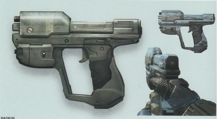 【HALO光环设定】手中巨炮----M6系列手枪 - 哔哩哔哩