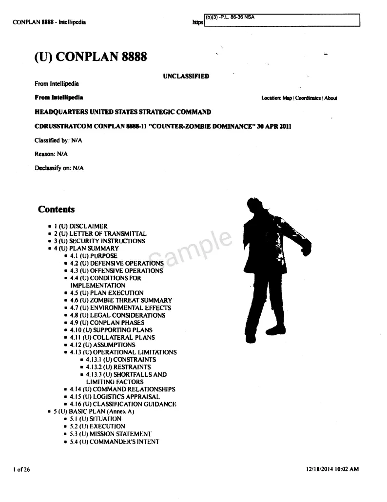 美国 CONPLAN 8888 反丧尸预案 - 哔哩哔哩