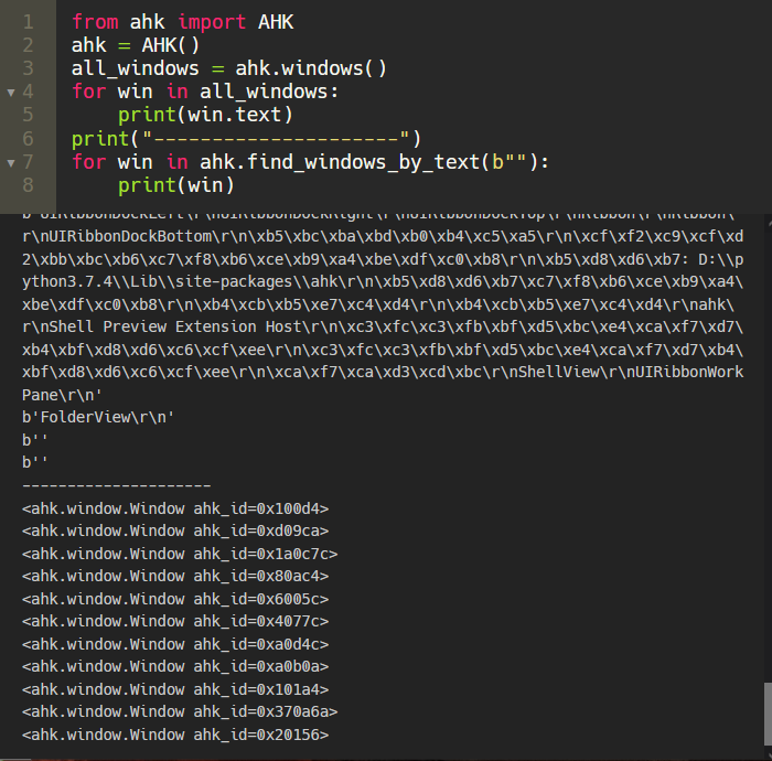 python ahk库使用文档说明 - 哔哩哔哩