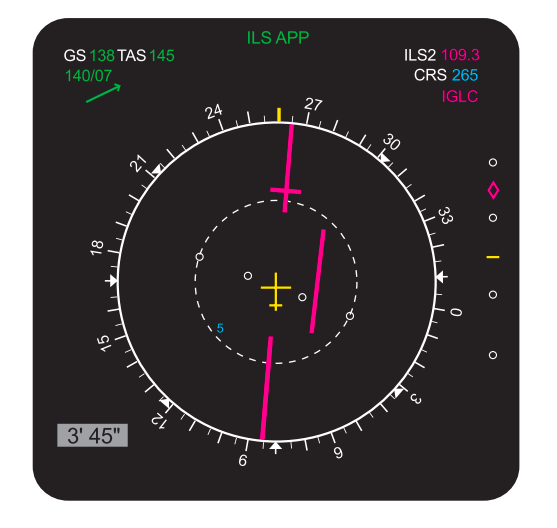 【A320 Magnifier】导航显示器（Navigation Display/ND） - 哔哩哔哩