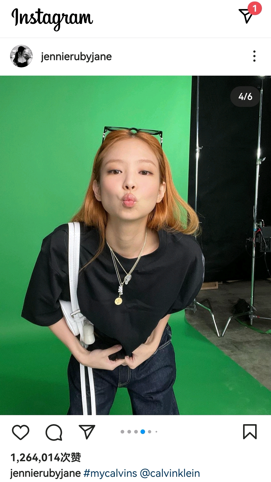 【Jennie】ins最新更新 - 哔哩哔哩