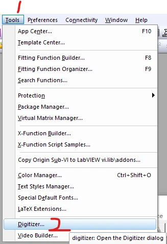Origin从图中拾取原数据点（中英） - 哔哩哔哩
