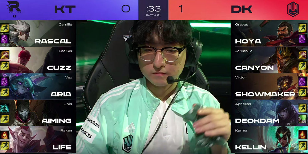 LCK霸主DK横扫KT，官博表明态度，Cuzz盲僧引发T1粉丝热议 - 哔哩哔哩
