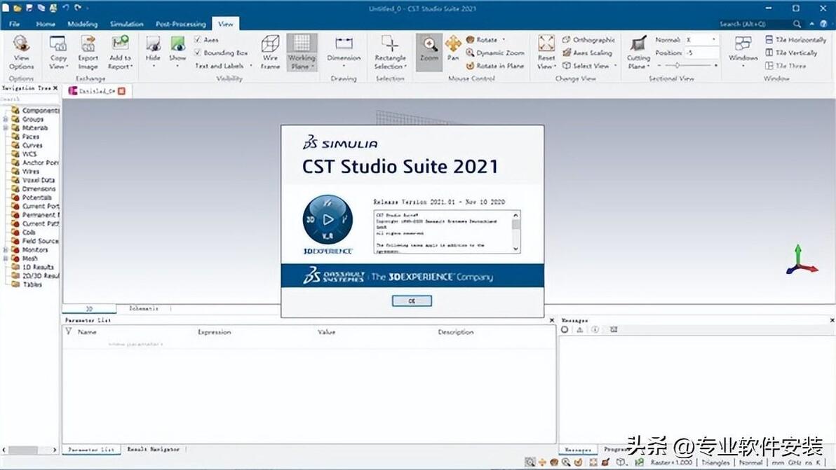 CST Studio Suite 2021软件安装包和安装教程 - 哔哩哔哩