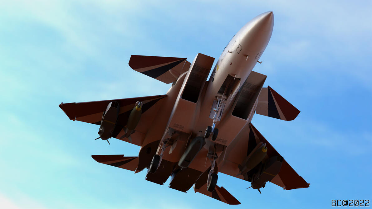 #搬运 3D-CG，三翼面+二元矢量喷口，F-15 STOL/MTD（15图） - 哔哩哔哩