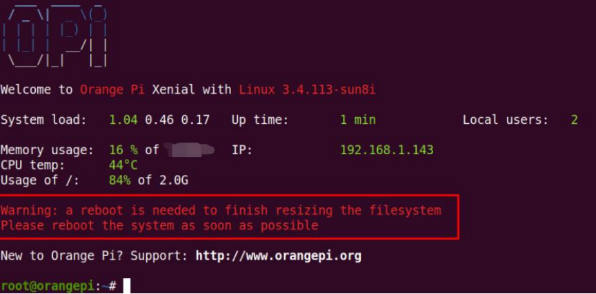 香橙派OrangePi One电脑开发板使用Linux系统自动扩容rootfs 说明 - 哔哩哔哩