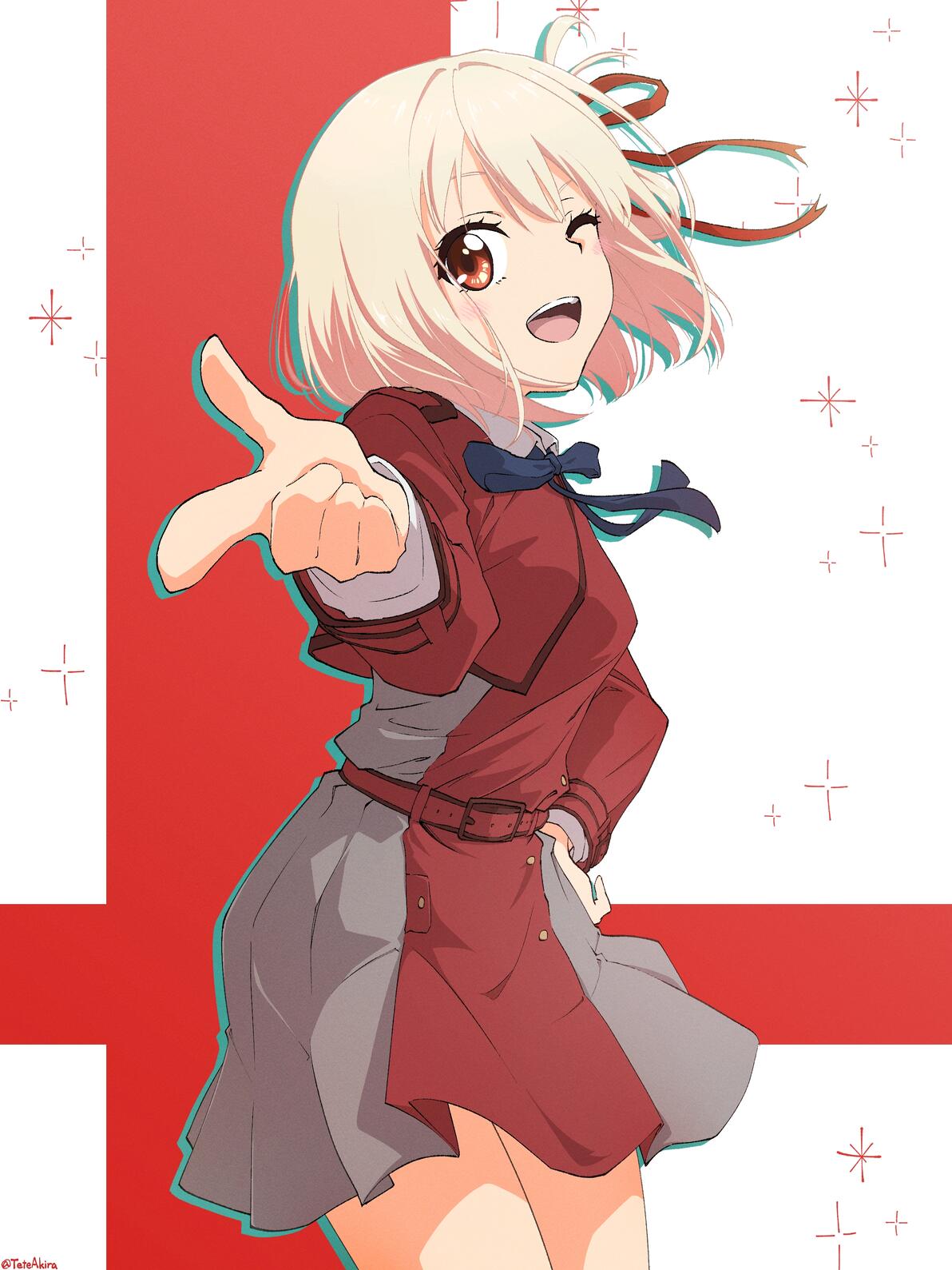 [Lycoris Recoil] 锦木千束 优质图片 - 哔哩哔哩