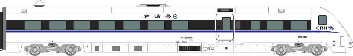 绘图-CRH系列动车组 - 哔哩哔哩