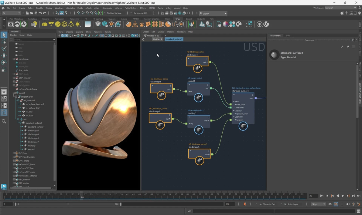 MaterialX 与 V-Ray：开创 3D 创意的新篇章 - 哔哩哔哩