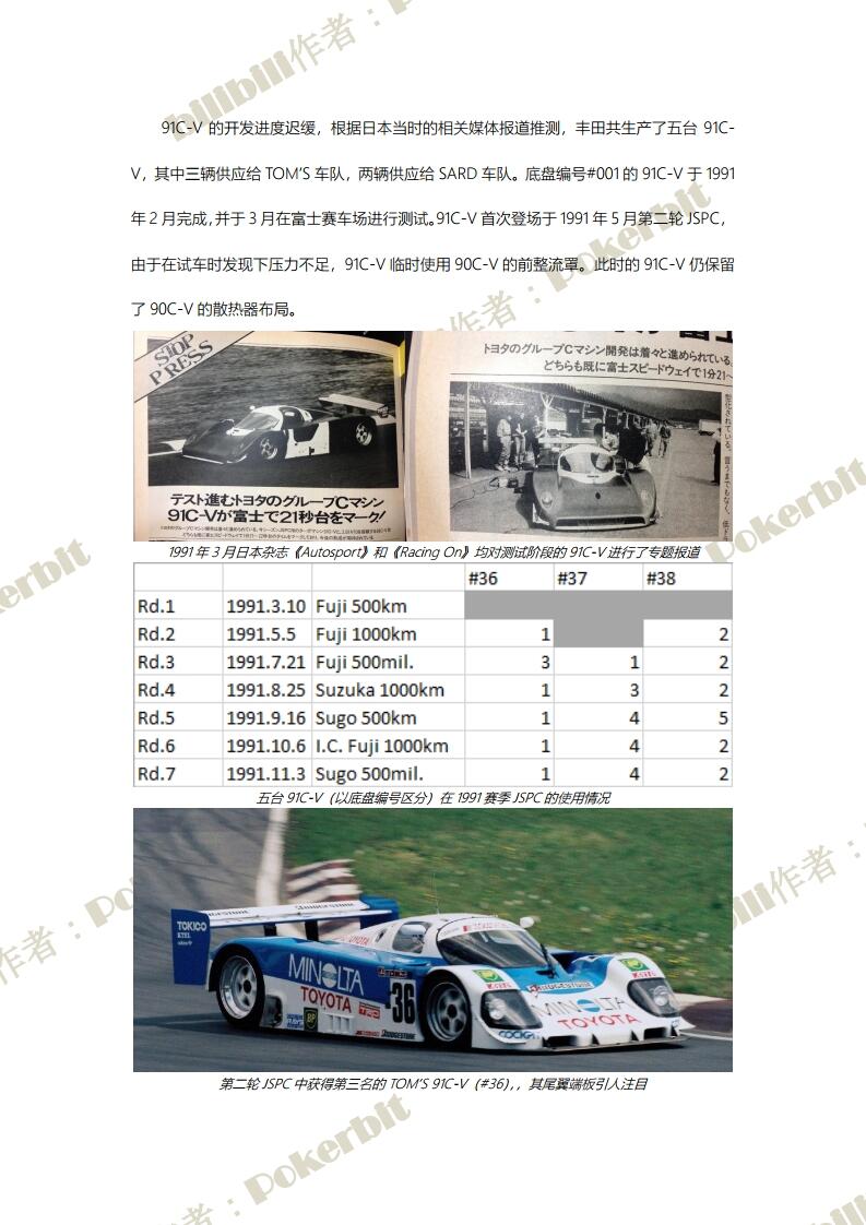 丰田“最后”的涡轮C组赛车91C-V：旧规下的国内霸者 - 哔哩哔哩