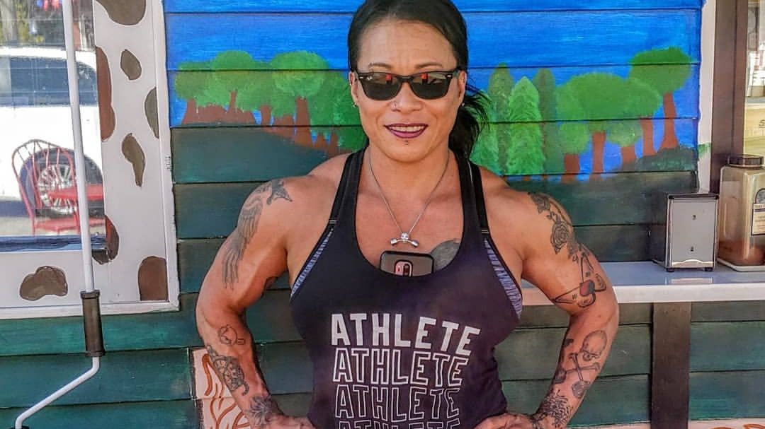 充满热血的精神氮泵！美国亚裔举重运动员，健美运动员---Amy Richardson - 哔哩哔哩