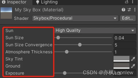 Unity Lighting -- 配置平行光源和天空盒 - 哔哩哔哩