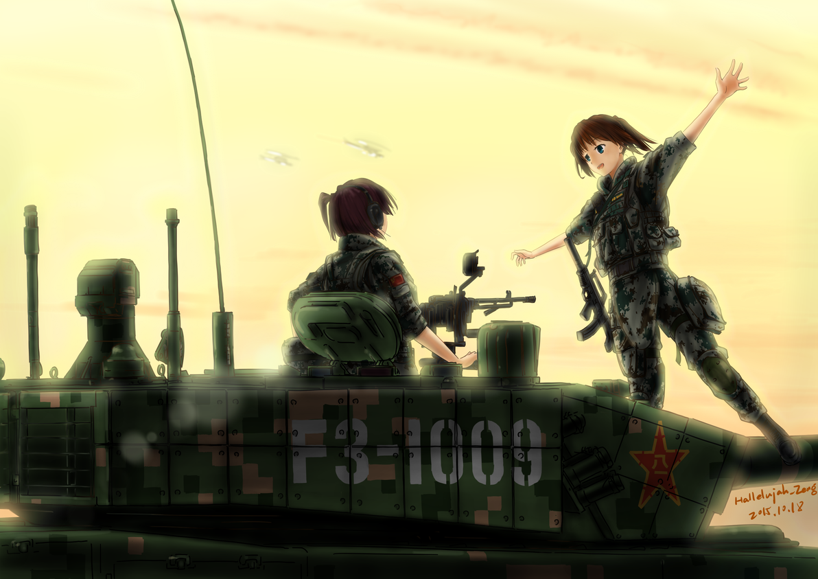 pixiv高清美图分享——99A主战坦克 - 哔哩哔哩