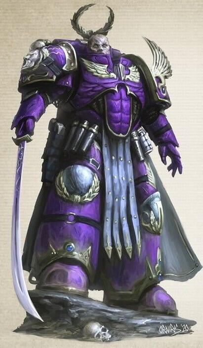 【战锤40K】愉悦宠儿——深受“祝福”的色孽冠军 - 哔哩哔哩