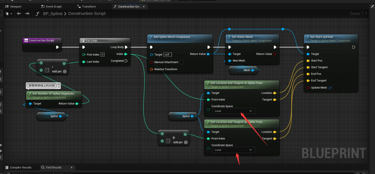 UE中的Spline - 哔哩哔哩