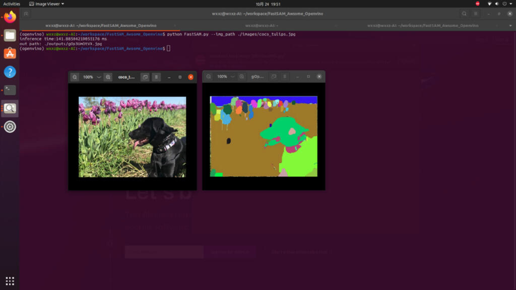 用 OpenVINO Python API 部署 FastSam 模型 | 开发者实战 - 哔哩哔哩
